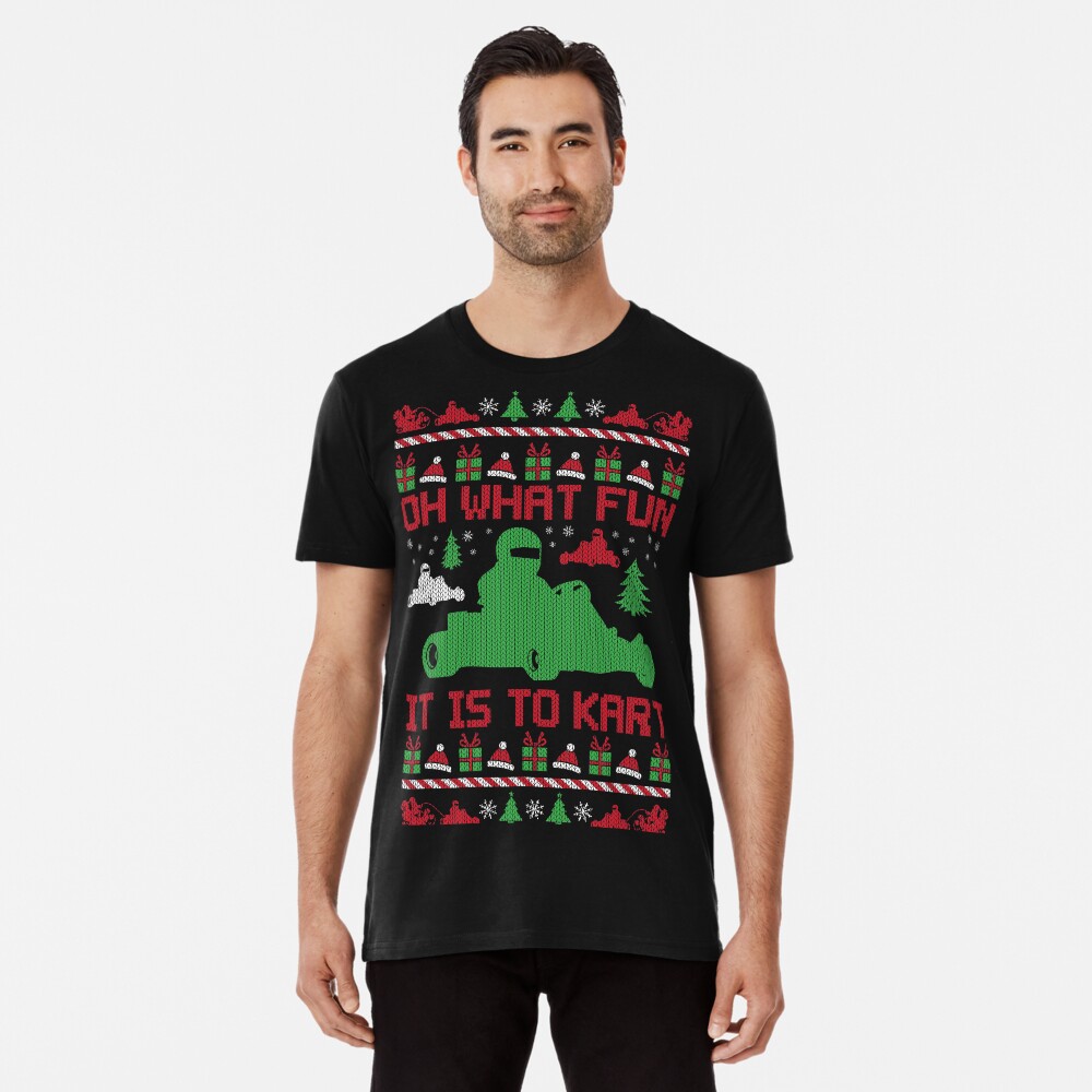 "Go Kart Ugly Christmas" Essential T-Shirt for Sale by offroadstyles ...