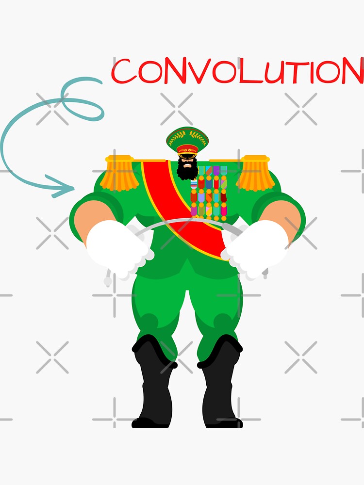 "Convolution Kernel (Colonel)" Sticker for Sale by Endeavour-Tees ...