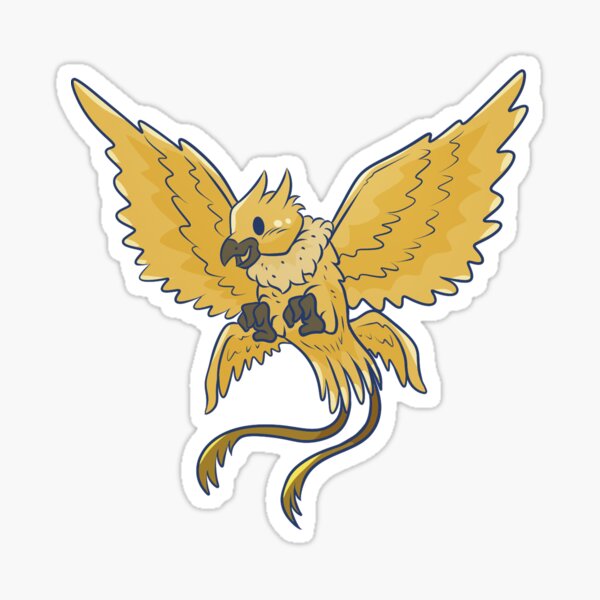 "Thunderbird the Adorable" Sticker for Sale by AdorableCryptid | Redbubble
