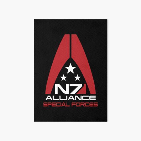 "Mass Effect N7 Logo" Art Board Print for Sale by Syawaludiin | Redbubble