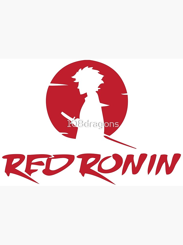 "Red Ronin" Poster by 108dragons | Redbubble