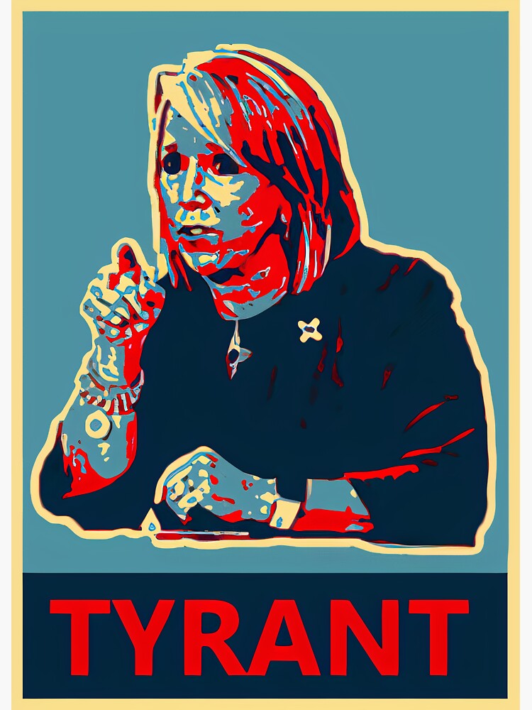 "Governor Tyrant" Sticker for Sale by NMKaos | Redbubble