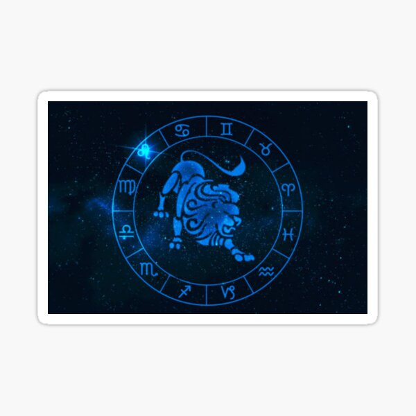 "Leo zodiac sign" Sticker for Sale by Filip Zubac | Redbubble