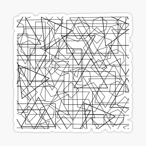 "Geometry Class #3" Sticker for Sale by SyPhelan | Redbubble