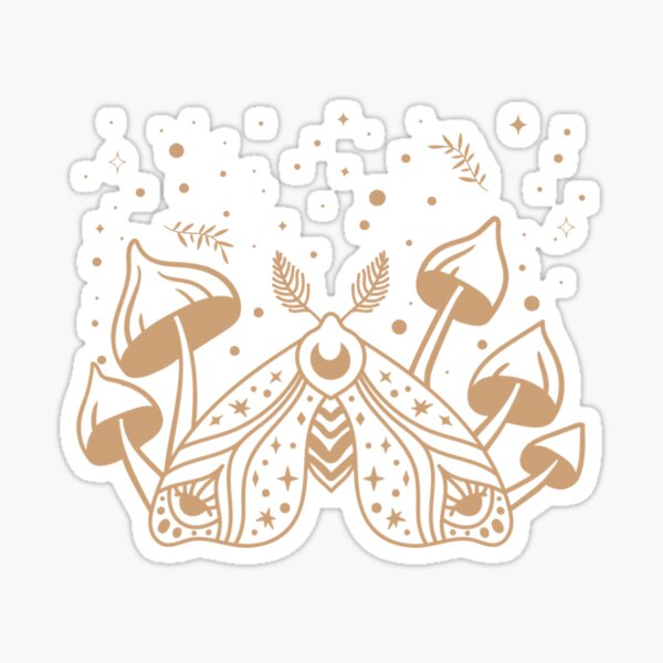 "Butterfly Grunge Fairycore Aesthetic Goth Gothic Cottagecore" Sticker ...