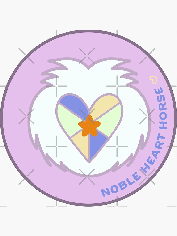 "Noble Heart Horse Caring Cousin Badge " Sticker for Sale by ...
