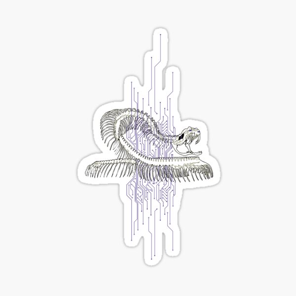 "Circuit Rattler" Sticker for Sale by celesticactus | Redbubble