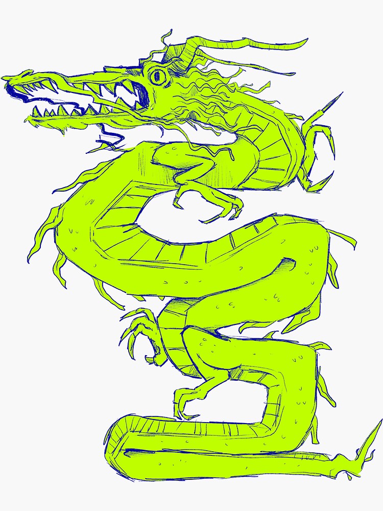 "Ugly long boi with long snout" Sticker for Sale by helena-dam | Redbubble