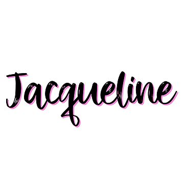 "Jacqueline" Sticker for Sale by A-Personalised | Redbubble