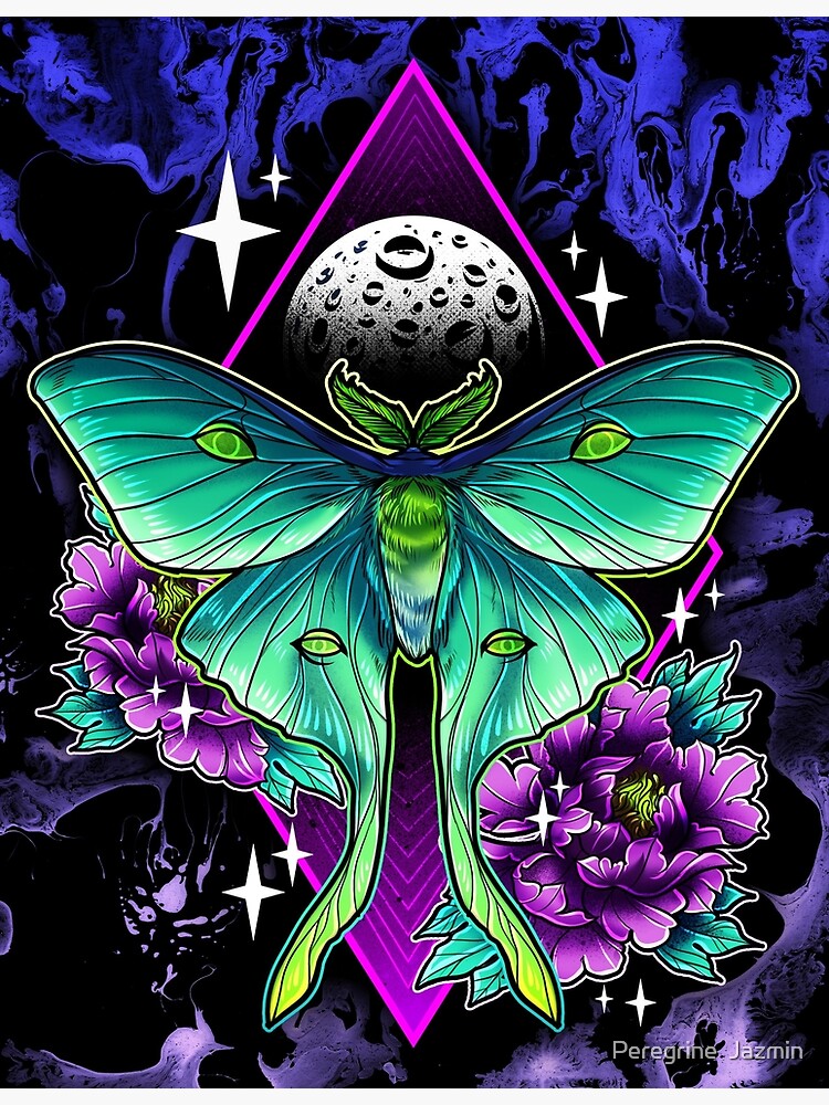 "Luna Moth" Poster for Sale by retkikosmos | Redbubble
