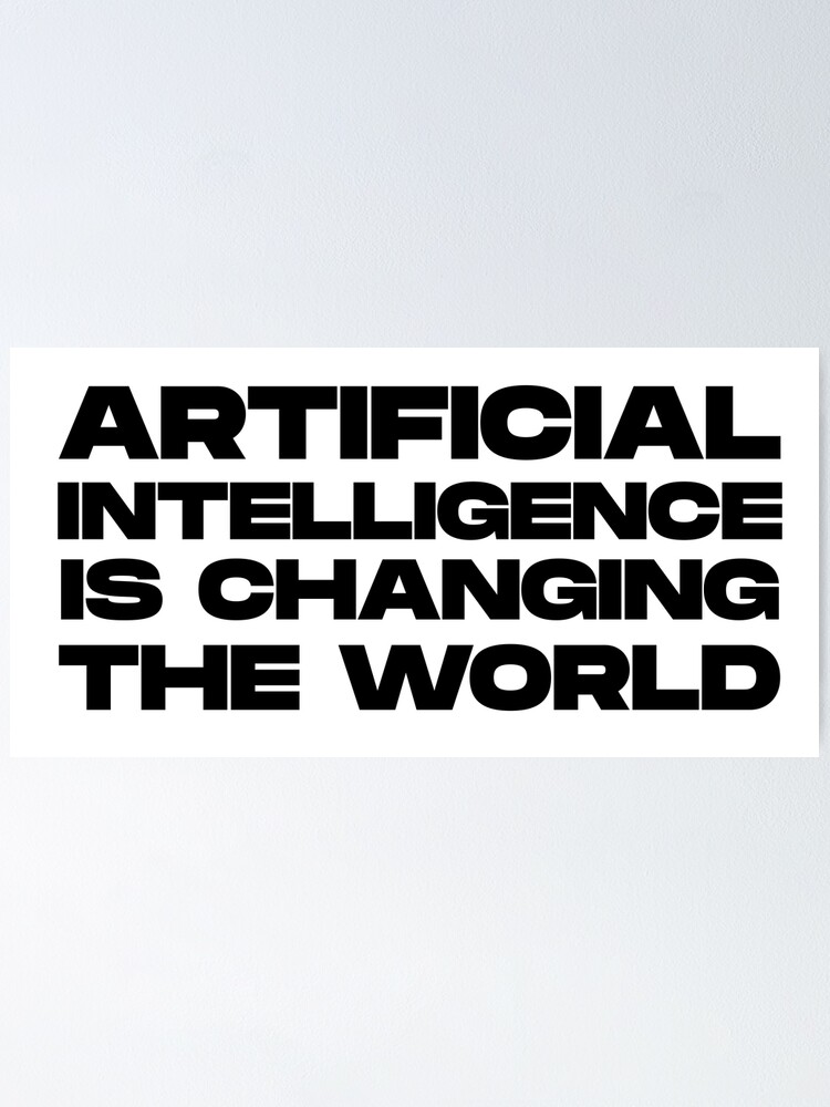 "chat gpt made this quote" Poster for Sale by AsKartongs | Redbubble