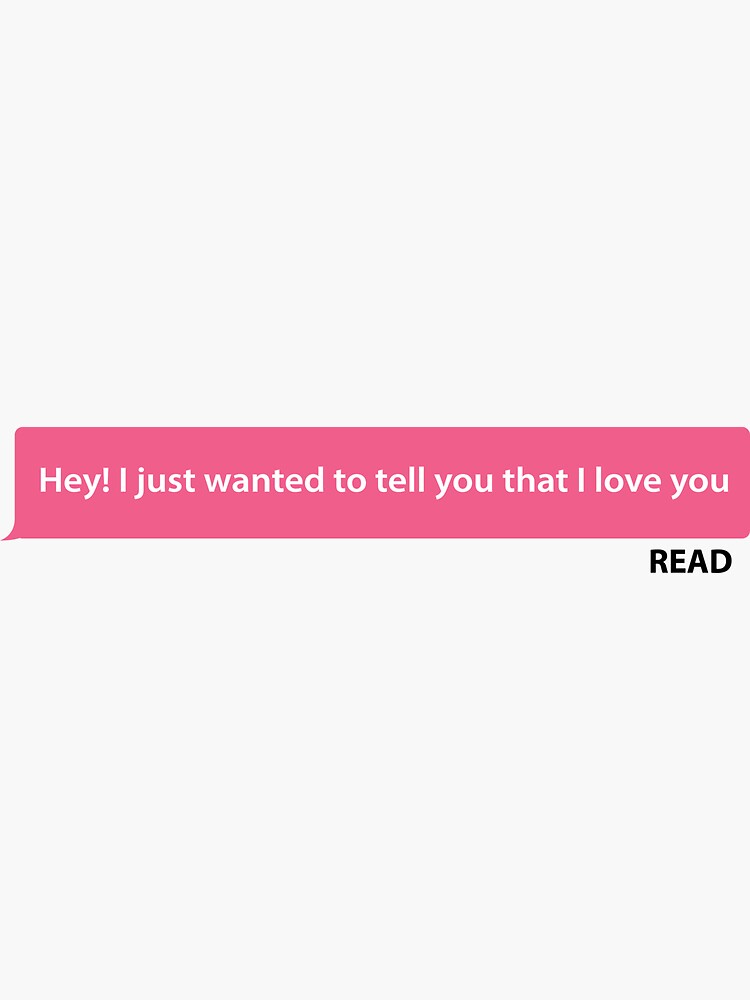 "Left on read" Sticker for Sale by s1xhundr3d | Redbubble