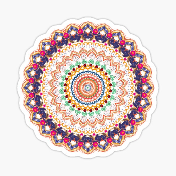 "Mandala art" Sticker for Sale by shristisabyaz | Redbubble