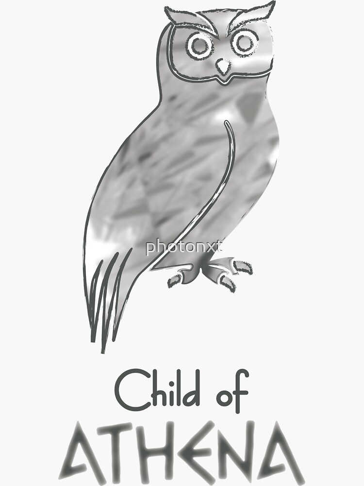 "Child of Athena – Percy Jackson inspired design " Sticker for Sale by ...