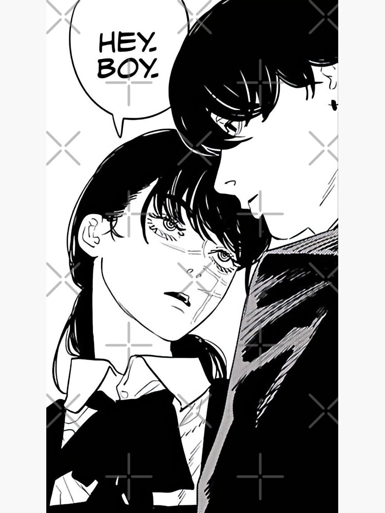 "Yoru & Yoshida Chainsaw Man Sticker" Sticker for Sale by Tenshi33 ...