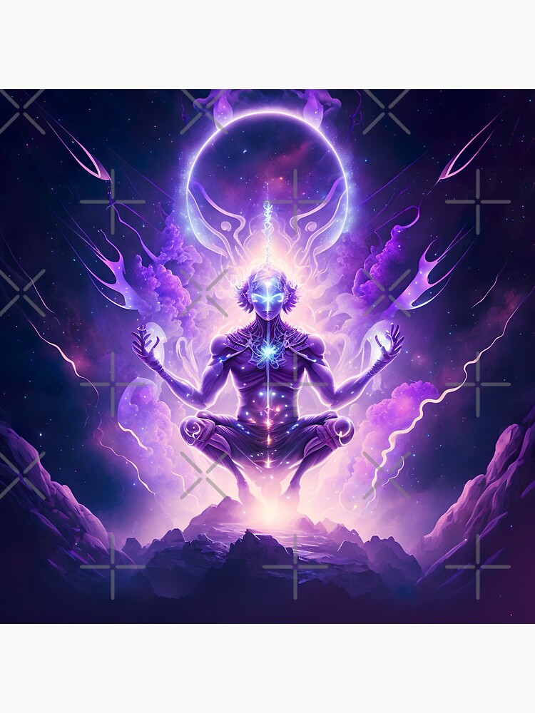 "Karma Calling: Levitating Human Spirit Summoning" Sticker for Sale by ...