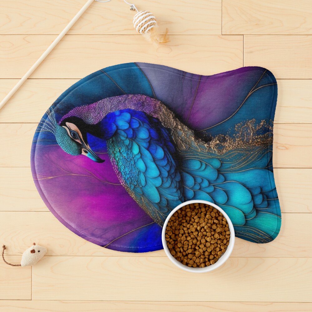 "Peacock Plume - Alcohol Ink Resin Art" Poster for Sale by inkvestor ...