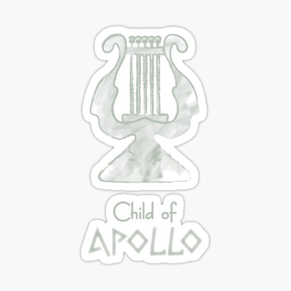 "Child of Apollo – Percy Jackson inspired design " Sticker for Sale by ...