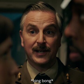 "BBC Ghosts The Captain Bing Bong" Sticker for Sale by pendragon5 ...