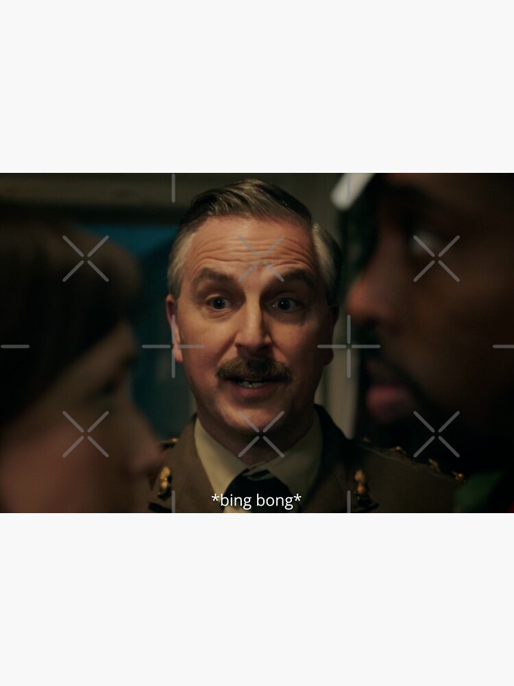 "BBC Ghosts The Captain Bing Bong" Sticker for Sale by pendragon5 ...