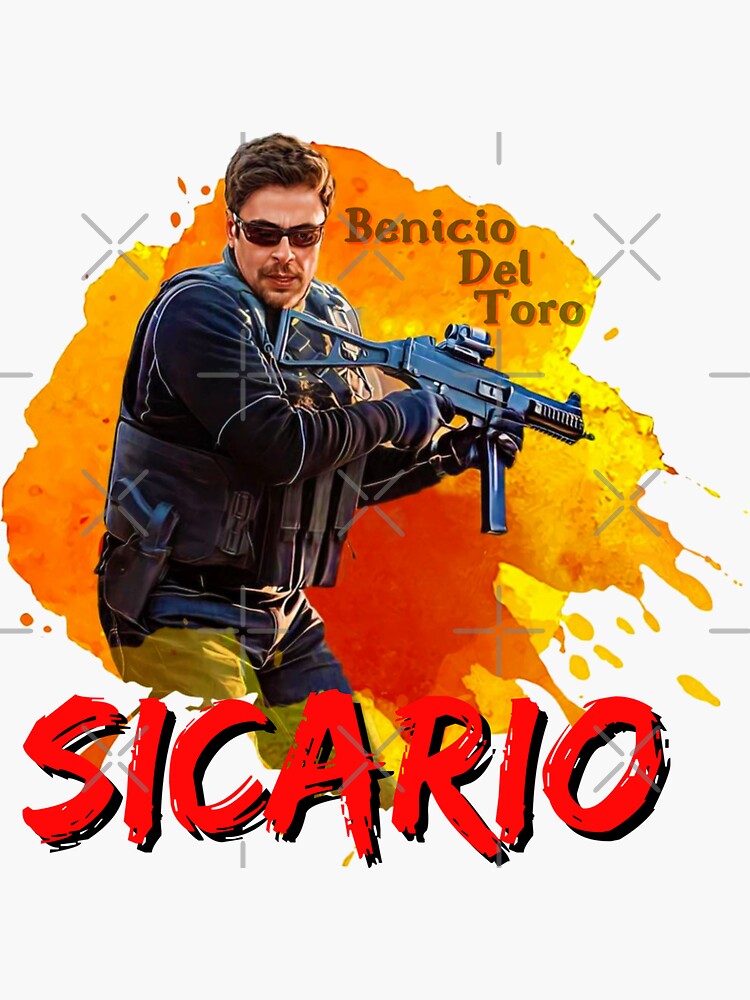 "Sicario" Sticker for Sale by DrawingAndText | Redbubble