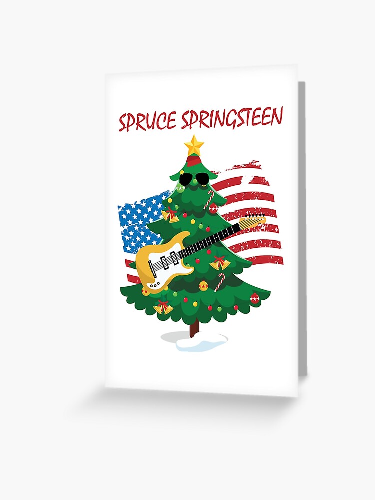 "Spruce Springsteen" Greeting Card for Sale by fmcdesign | Redbubble
