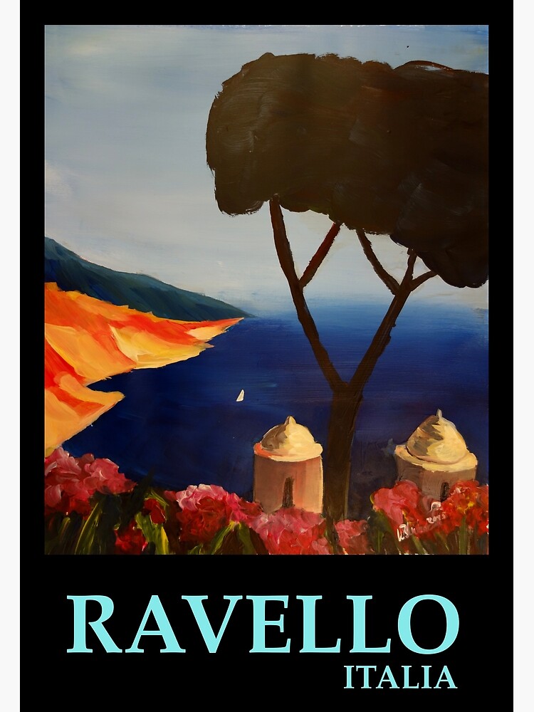 "Ravello Italy retro poster" Photographic Print for Sale by artshop77 ...