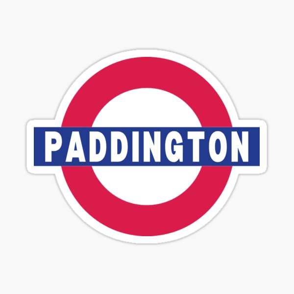 "London Paddington" Sticker for Sale by ClassyGeek1 | Redbubble