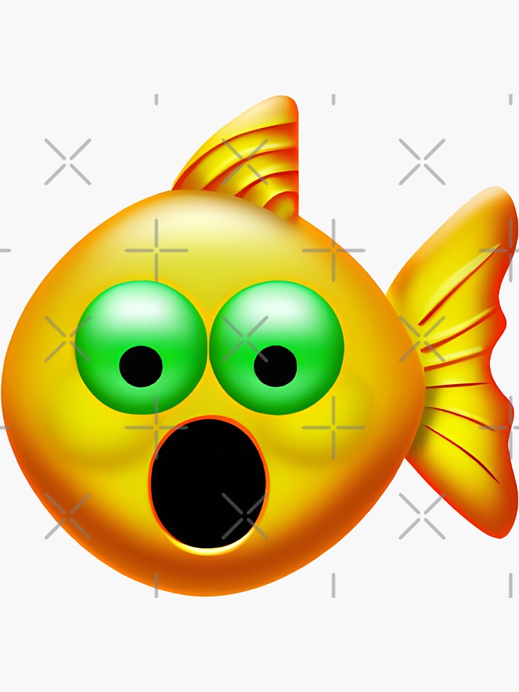 Yellow Fish Emoji Fishthonk Sticker Fishthonk Discover & Share
