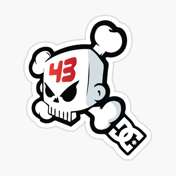 "Ken block skull dc 43" Sticker for Sale by stonebridge97 | Redbubble