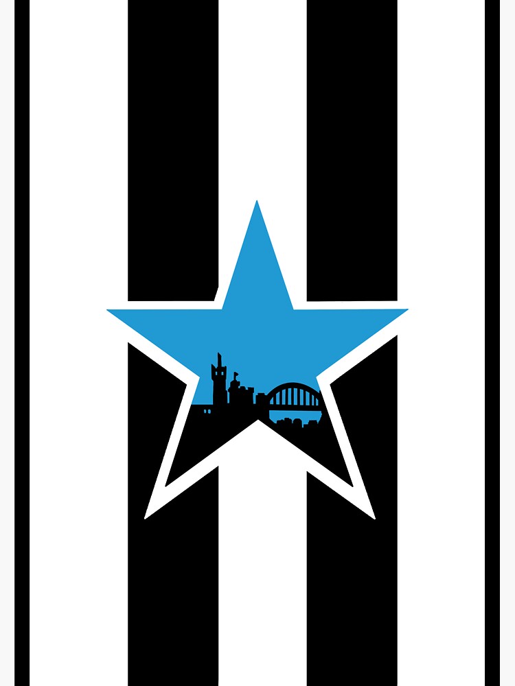 "NUFC Blue Star" Sticker for Sale by Motown Barber | Redbubble