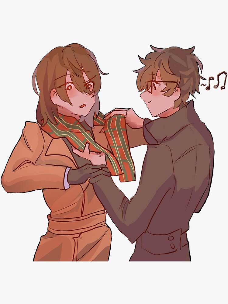 "Student Helps Detective Ties Scarf" Sticker for Sale by meloic | Redbubble