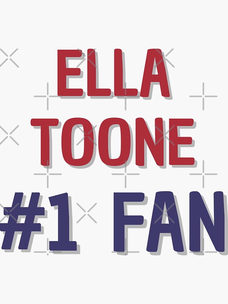 "Ella Toone #1 Fan" Sticker for Sale by Rybariuns | Redbubble
