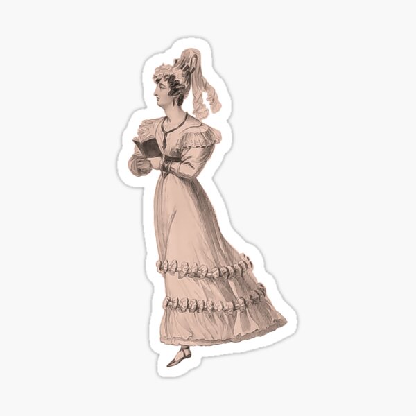 "Regency Figure" Sticker for Sale by CastlesClassics | Redbubble