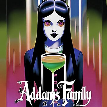 "Wednesday Addams drinking poison" Sticker for Sale by Anas Xenophon ...