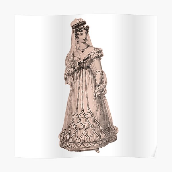 "Regency Figure" Poster for Sale by CastlesClassics | Redbubble