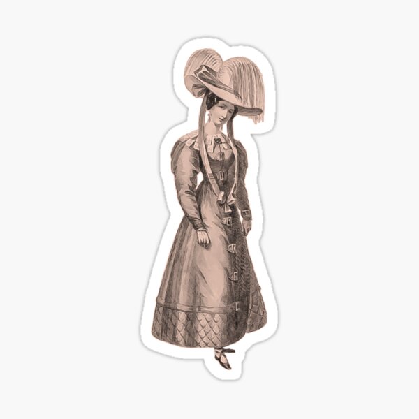 "Regency Figure" Sticker for Sale by CastlesClassics | Redbubble