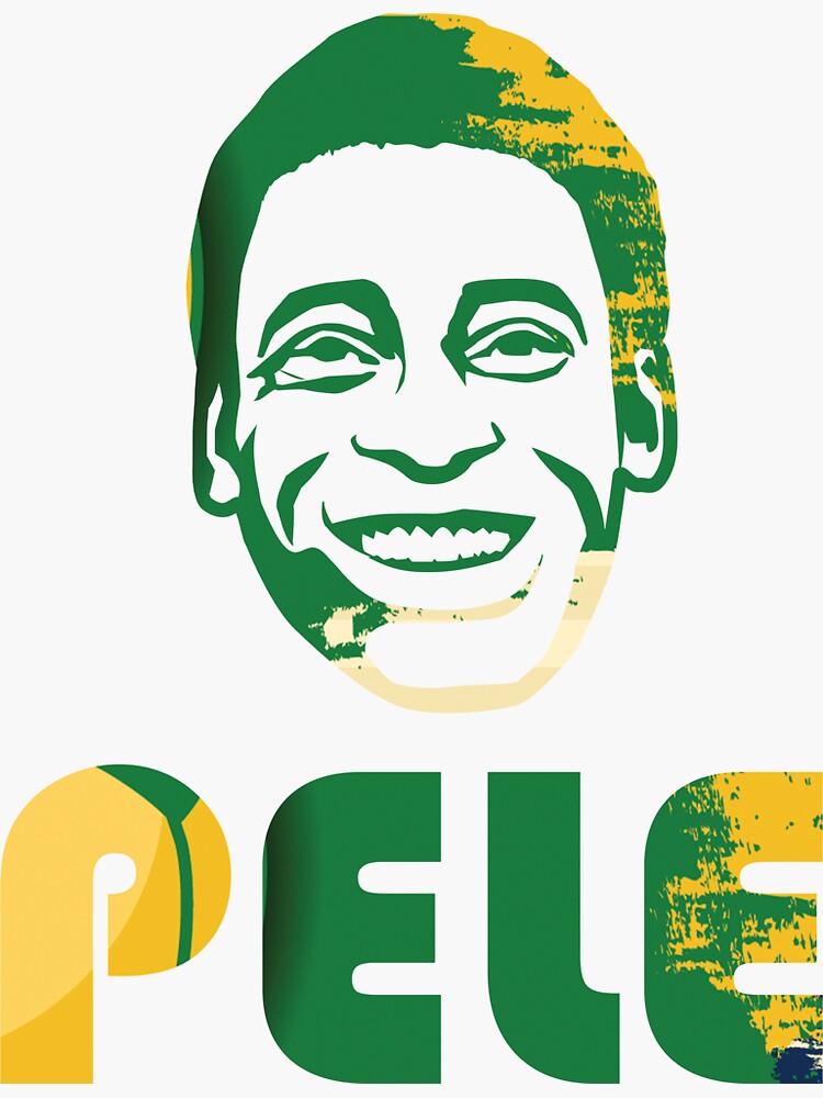 " The Football Legend pele" Sticker for Sale by teeshopp1 | Redbubble