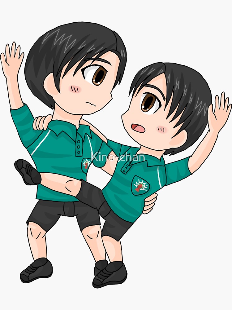 "My School President- TinnGun Chibi 4" Sticker for Sale by Kino-chan ...