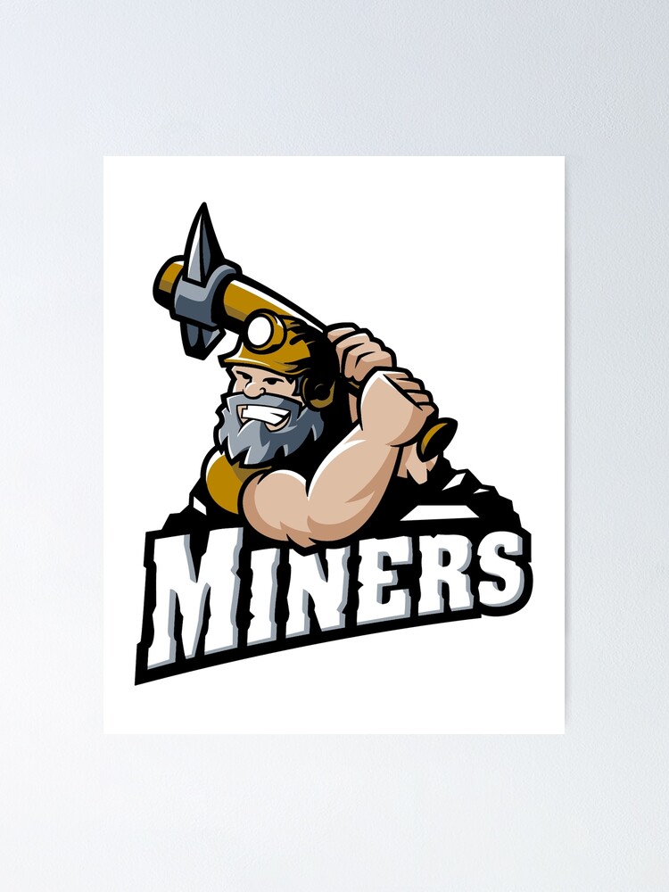"Southern Illinois Miners defunct baseball team emblem" Poster for Sale ...
