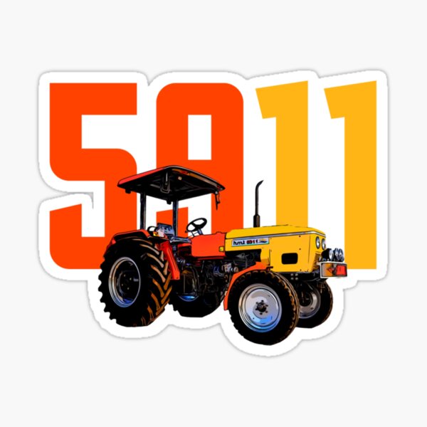"5911 Tractor " Sticker for Sale by ShaantiSwag | Redbubble