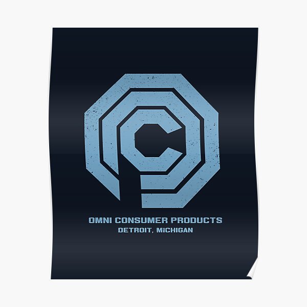 "OCP - RoboCop Omni Consumer Products - Dark" Poster for Sale by ...