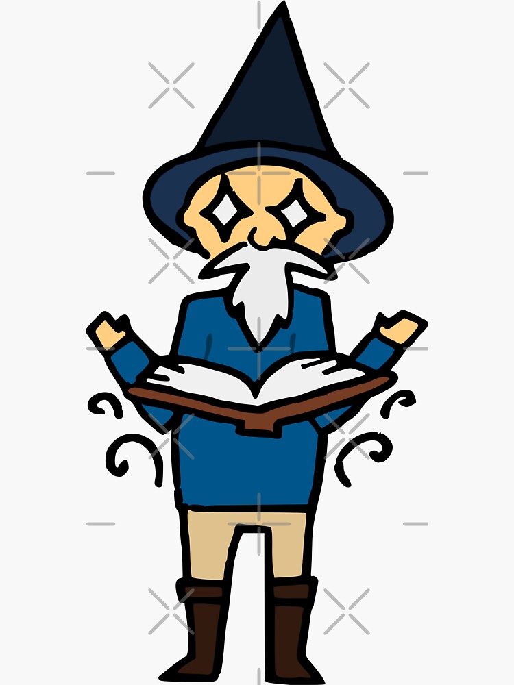 "The Wizard" Sticker for Sale by ATCL- | Redbubble