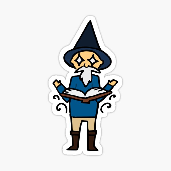 "The Wizard" Sticker for Sale by ATCL- | Redbubble
