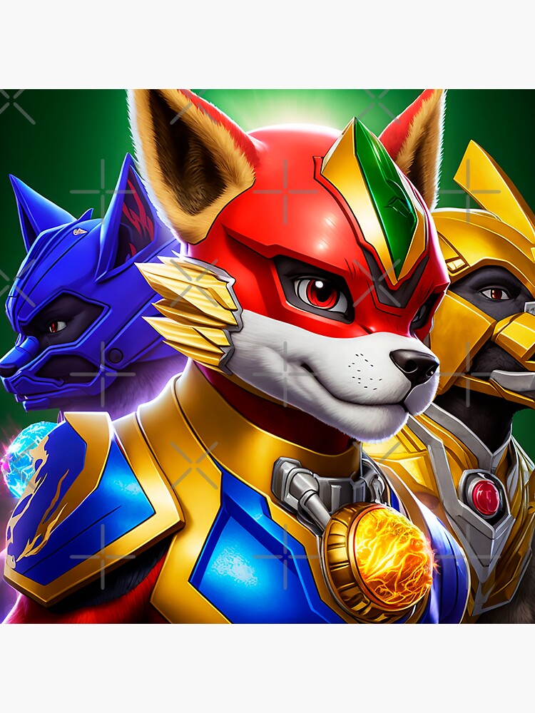 "Powerful puppies with super powers. Cartoon dogs. Mighty Pups" Sticker ...