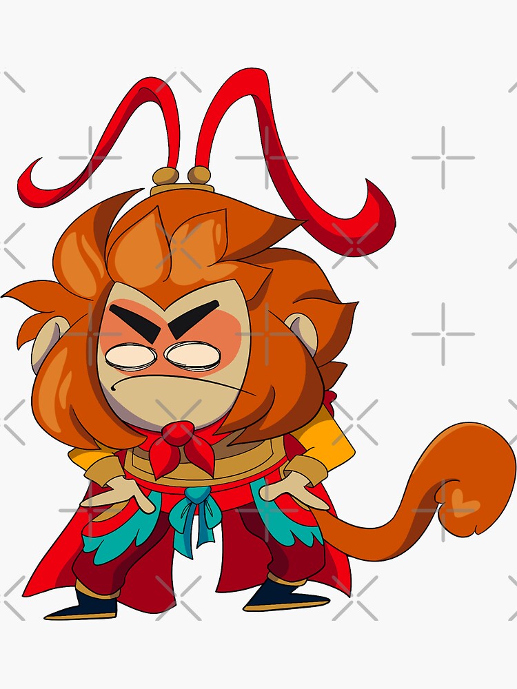 "The monkey king" Sticker for Sale by SithCoven | Redbubble