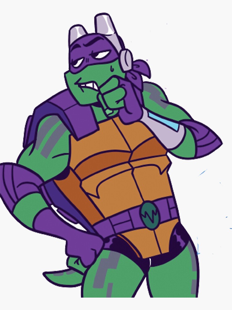 "rise of the TMNT Donatello say it again" Sticker for Sale by ...