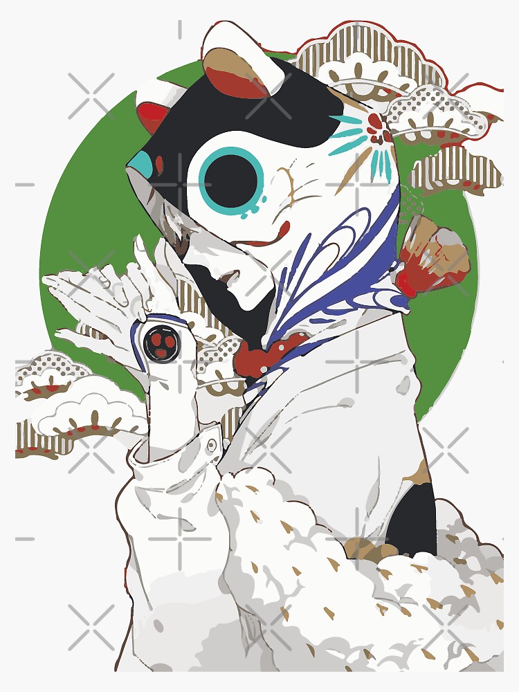 "cyberpunk evil boy-anime" Sticker for Sale by Eso7 | Redbubble