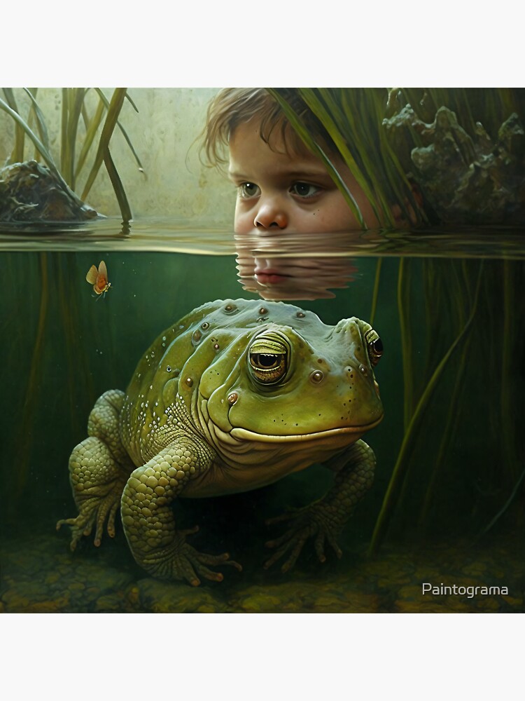 "Hello frog" Sticker for Sale by Paintograma | Redbubble