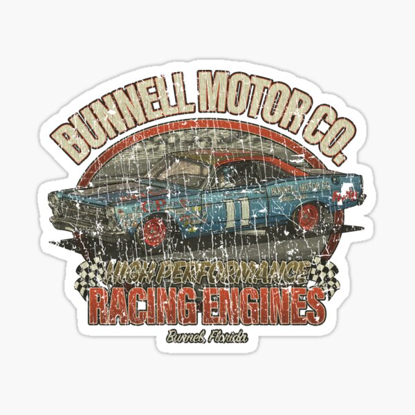 "Bunnell Motor Company 1944" Sticker for Sale by AstroZombie6669 ...